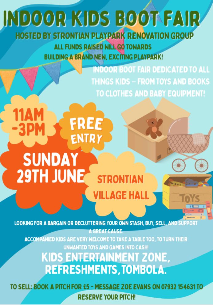 Indoor Kids Boot Fair | West Highland Peninsulas